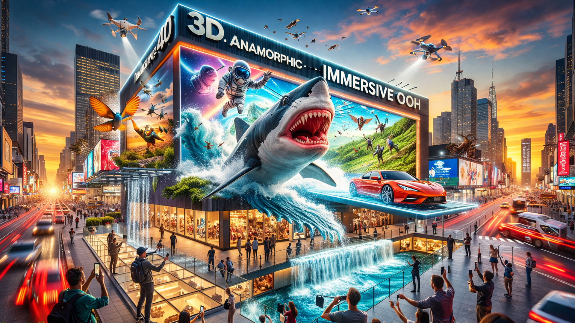 3D Anamorphic Immersive OOH for High-Impact Campaigns - Ellie Motion