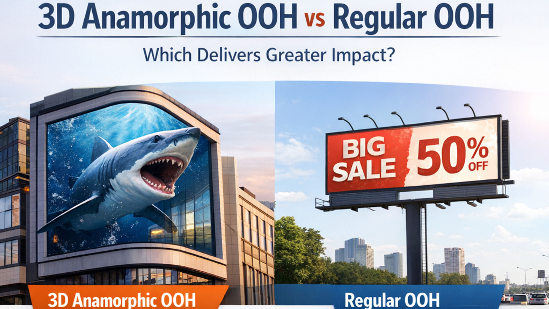 3D Anamorphic OOH vs Regular OOH: Key Differences - Ellie Motion